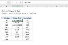 Convert Excel Time To Decimal Hours Excel Formula Exceljet