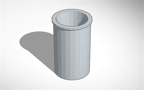 3d Design Simple Trash Can Tinkercad