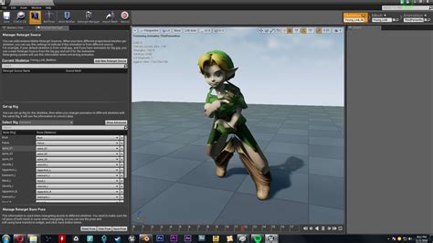 animation retargeting custom skeleton on ue4 skeleton problem