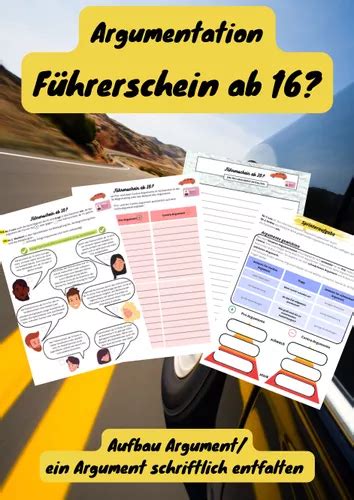 Aufbau Argument Argument Schriftlich Entfalten Führerschein Ab 16