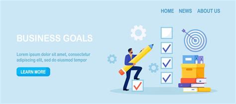 사업자는 책임 있는 프로젝트 완료 후 체크박스에 체크 비즈니스 작업의 성공적인 완료 작업 완료 프로젝트 완료 체크리스트 성공적인 성취 사업 목표 프리미엄 벡터