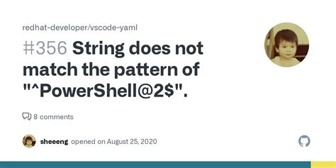 String Does Not Match The Pattern Of Powershell2 · Issue 356