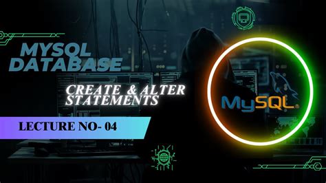 Sql Lecture 4 Create And Alter Statements Nmd Pvt Ltd Youtube