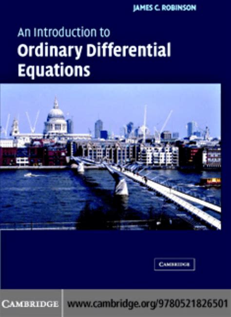 An Introduction To Ordinary Differential Equations