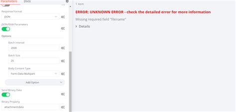 Nodeoperationerror No Binary Data Property Filename Does Not Exists