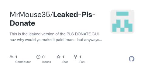 Github Mrmouse35leaked Pls Donate This Is The Leaked Version Of The Pls Donate Gui Cuz Why