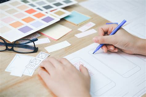 Ux Ui Dan Teknologi Pengembangan Pemrograman Foto Stok Unduh Gambar