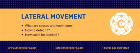 what is lateral movement how to prevent it