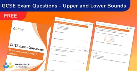 Upper And Lower Bounds Exam Questions Gcse Maths Free