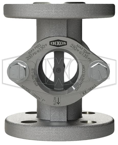 Flanged Sight Flow Indicator 15 Series No Indicator Dixon