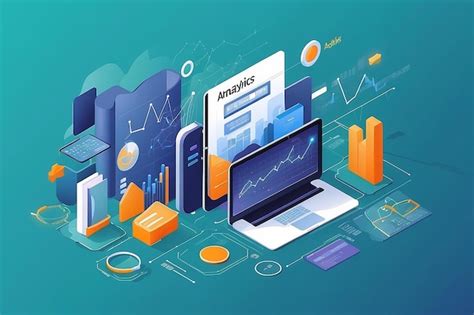 Premium Ai Image Seo Analytics Concept Illustration