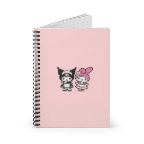 My Melody And Kuromi Note Book Etsy