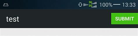 Android How To Add An Customized Button On The Actionbar Stack