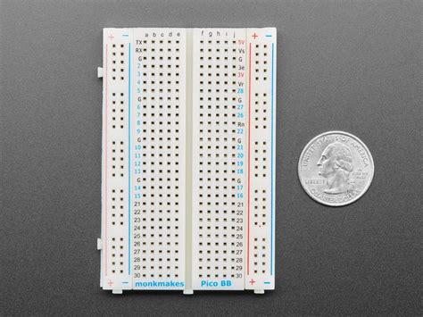 buy solderless breadboard for raspberry pi pico by monk makes ada5422
