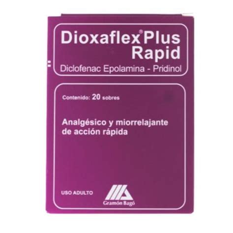 Dioxaflex Plus Rapid X 20 Sobres Farmacity Uruguay