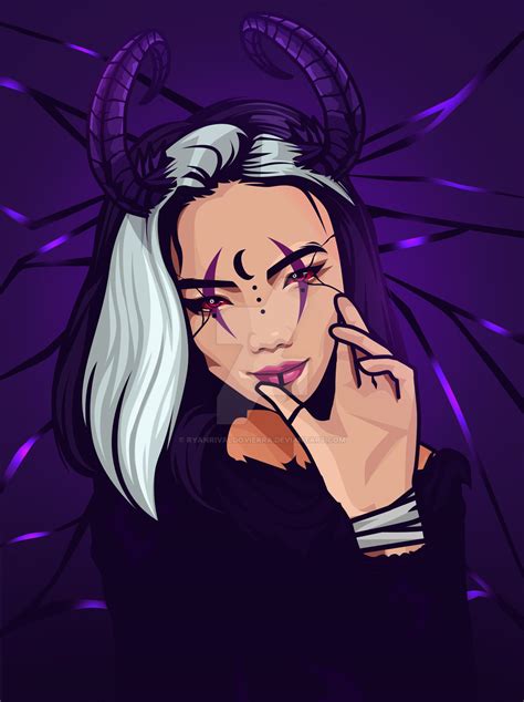 Vector Devil Girl By Ryanrivaldovierra On Deviantart