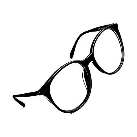 Premium Vector Silhouette Glasses For Reading Black Color Only