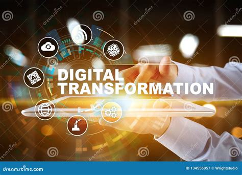digital transformation concept of digitization of business processes