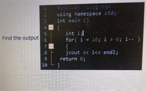Solved 1 2 고 3 Include Crear Using Namespace Std Int Main