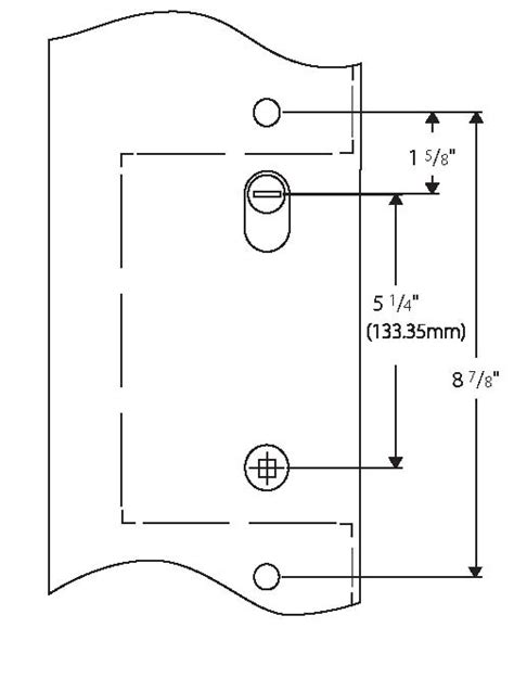 Emtek Sandcast Rectangular Multi Point Lock 8