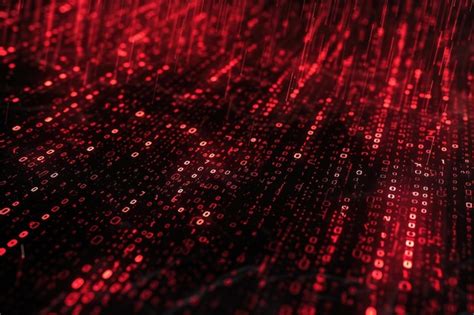 Premium Photo Binary Code Background With Computer Problems Concept