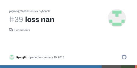 loss nan · issue 39 · jwyang faster rcnn pytorch · github