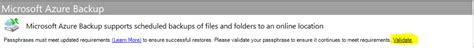 Azure Backup Warning Microsoft Qanda