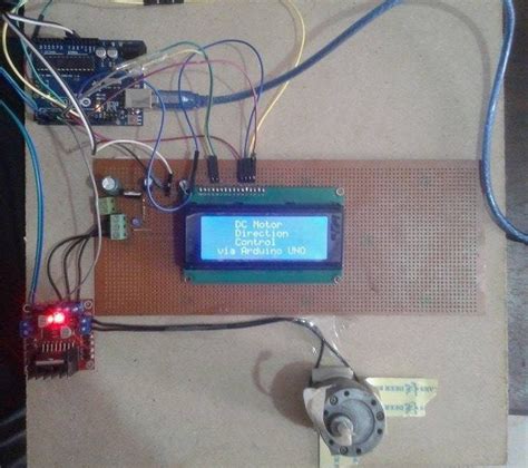 DC Motor Direction Control Using Arduino Arduino Arduino Projects Motor Speed