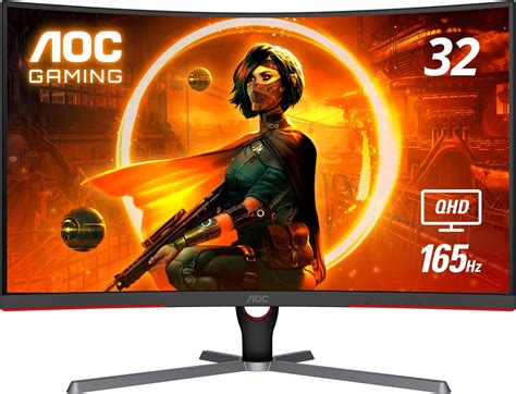 Aoc Cq32g3se 32 Curved Frameless Gaming Monitor 2k Qhd