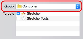 Ios How To Add New Class File To Group In Xcode Stack Overflow