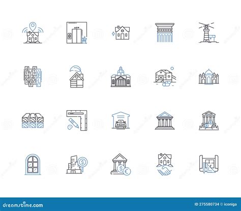 Jewelry Design Line Icons Collection Elegance Craftsmanship Innovation Creativity