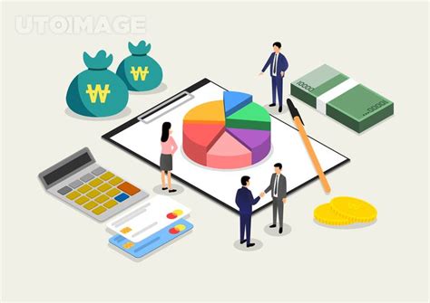 경제생활 006 Sill451 유토이미지 일러스트 웹 모바일 앱 소스 웹소스 모바일소스 앱소스 디자인소스 아이소메트릭 경제 경제활동 금융 투자