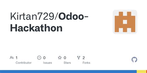 Github Kirtan729odoo Hackathon