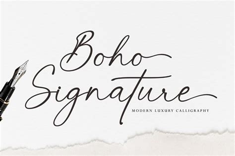 Boho Signature Font Free Download For WEB
