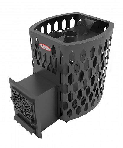 Печь для бани на дровах Волга Таганай Сетка 22Т топка 6мм закрытая каменка купить с