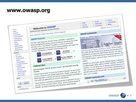 Ppt Owasp Overview Powerpoint Presentation Free Download Id3275164
