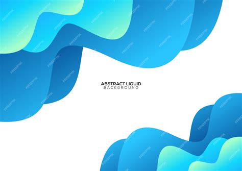 Premium Vector Abstract Gradient Wave Liquid Background