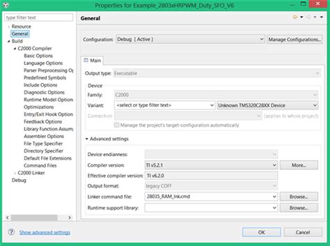 TMS F Device May Be Operating In Low Power Mode CCS Code Composer Studio