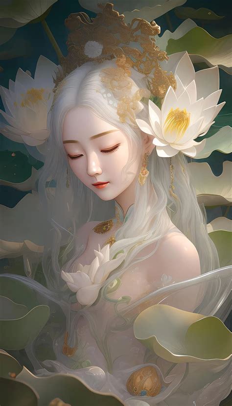 十二花神系列之荷花云舒yunshu 站酷zcool