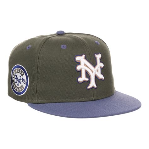 Ebbets New York Cubans Nlb Mossy Slate Fitted Hat