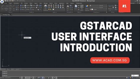Gstarcad User Interface Introduction Youtube