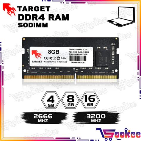 Target Laptop Ddr4 Ram 4gb 8gb 16gb 2666mhz 3200mhz Sodimm 1 2v 260pin Notebook Memory Lazada Ph