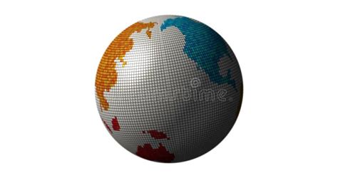 Earth Tile Globe Rotating Loop Stock Video Video Of Loop Oceans