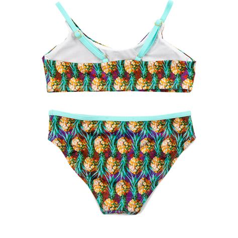 Sport Bikini Green Pineapple Florence Fancy Swim Maisonette