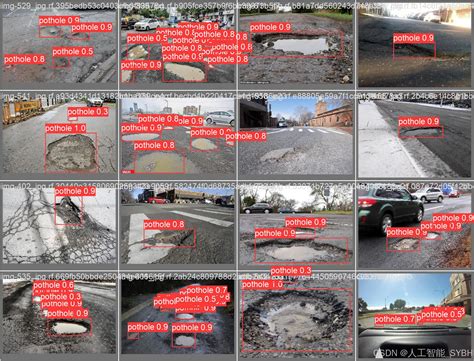 基于深度学习yolov8的道路坑洼检测系统（yolov8 yolo数据集 ui界面 python项目源码 模型） 基于深度学习的道路缺陷检测