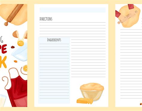 Cookbook Template Behance