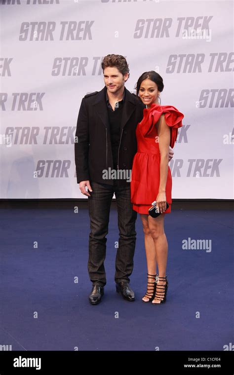 Eric Bana Zoe Saldana German Premiere Of Star Trek At Cinestar Movie