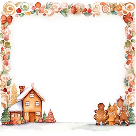 Gingerbread Border Free