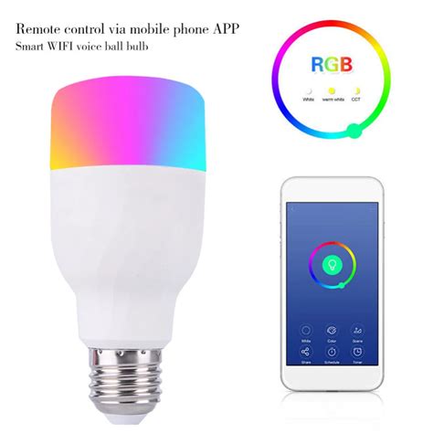New Arrival Smart Light Bulbs APP Remote Control LED Smart WIFI Bulb LED Color Adjustment