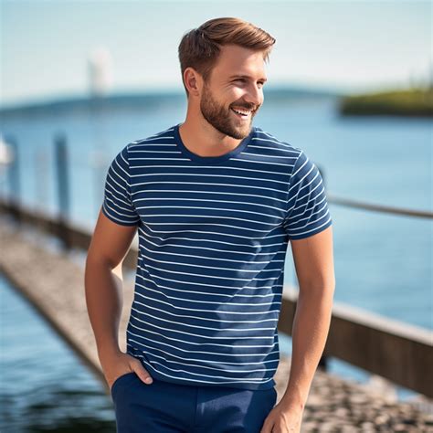 Timeless Elegancestriped T Shirt For Classic With Modern